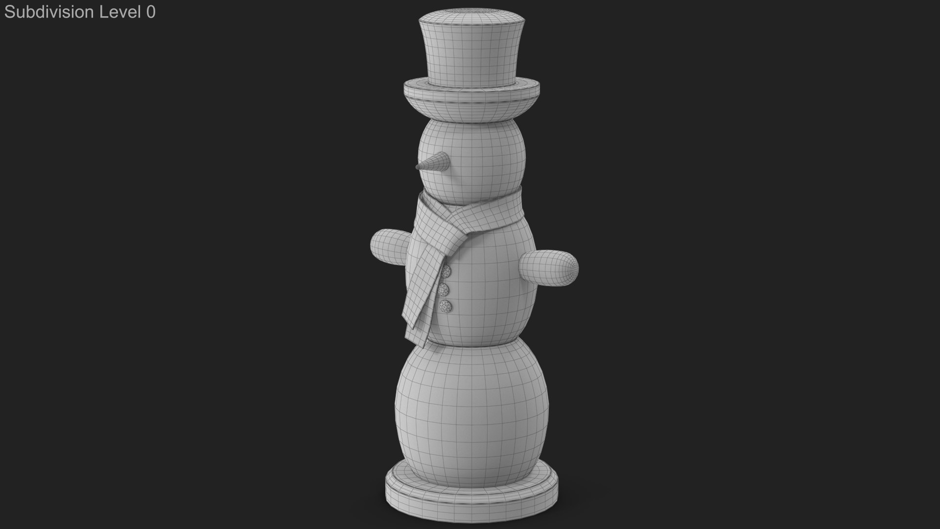 3D Christmas Snowman - TurboSquid 2278481