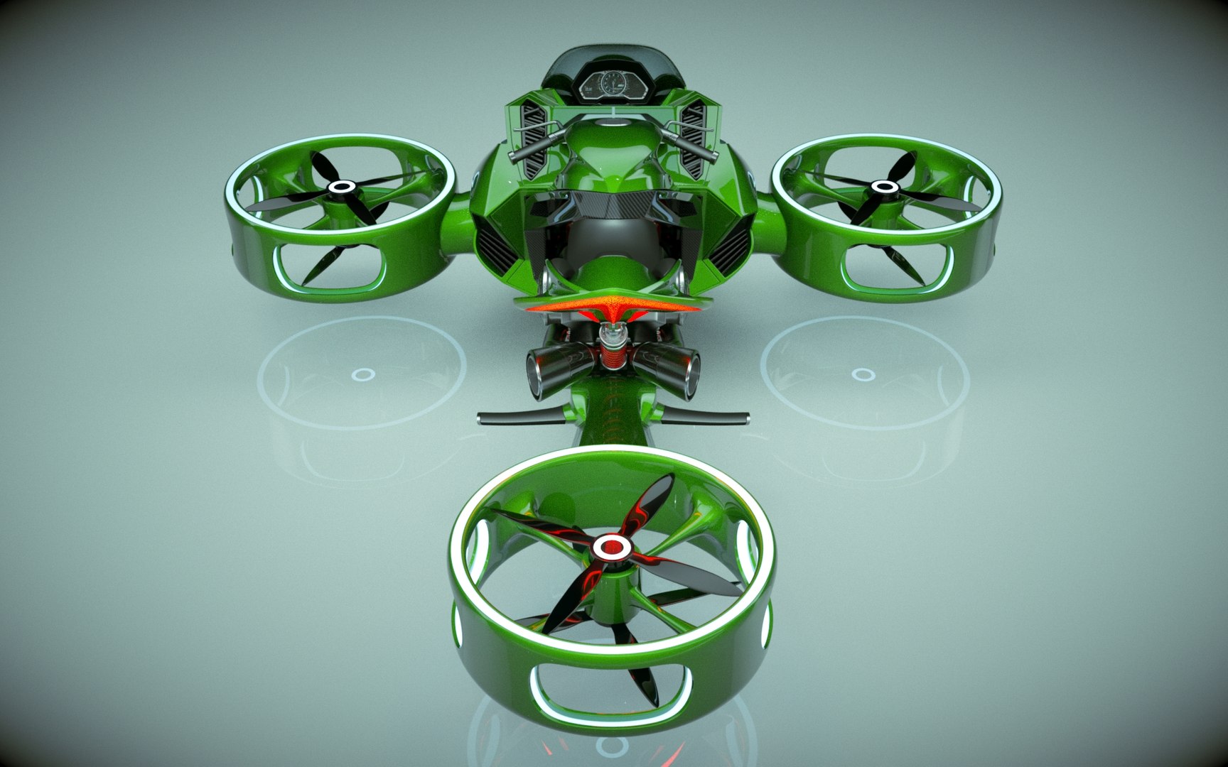 3D T Copter Bike 01 - TurboSquid 1985193
