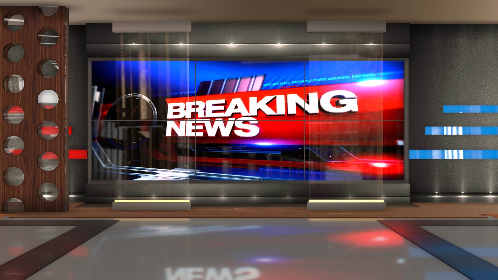 News Studio 3D Model - TurboSquid 1232270