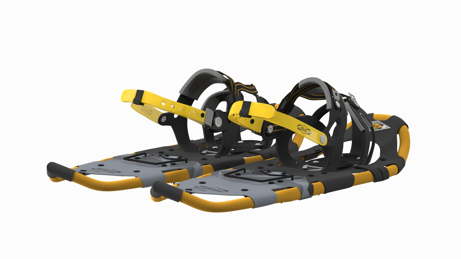 3D Snowshoes Atlas Yellow - TurboSquid 2146852