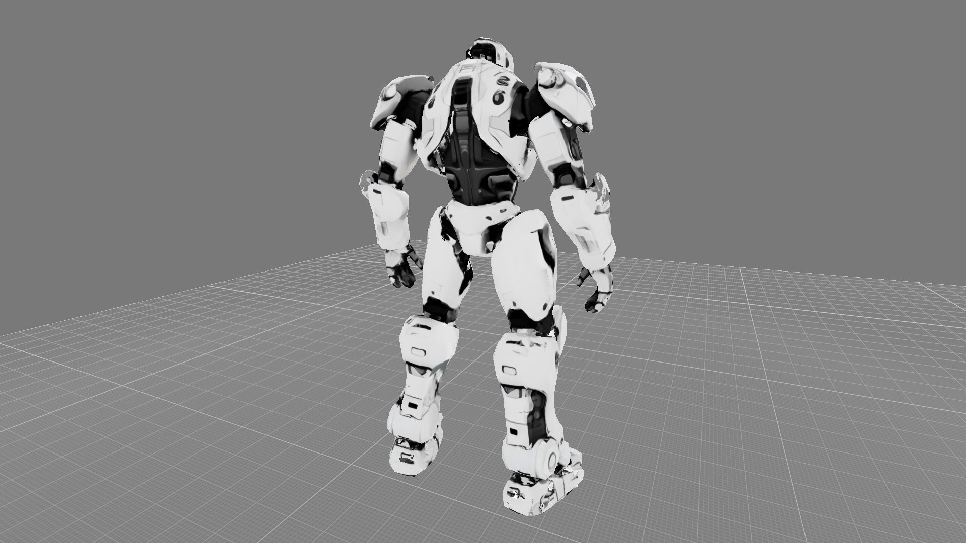 3D Futuristic Mech ROBOT RIGGED - TurboSquid 2351499