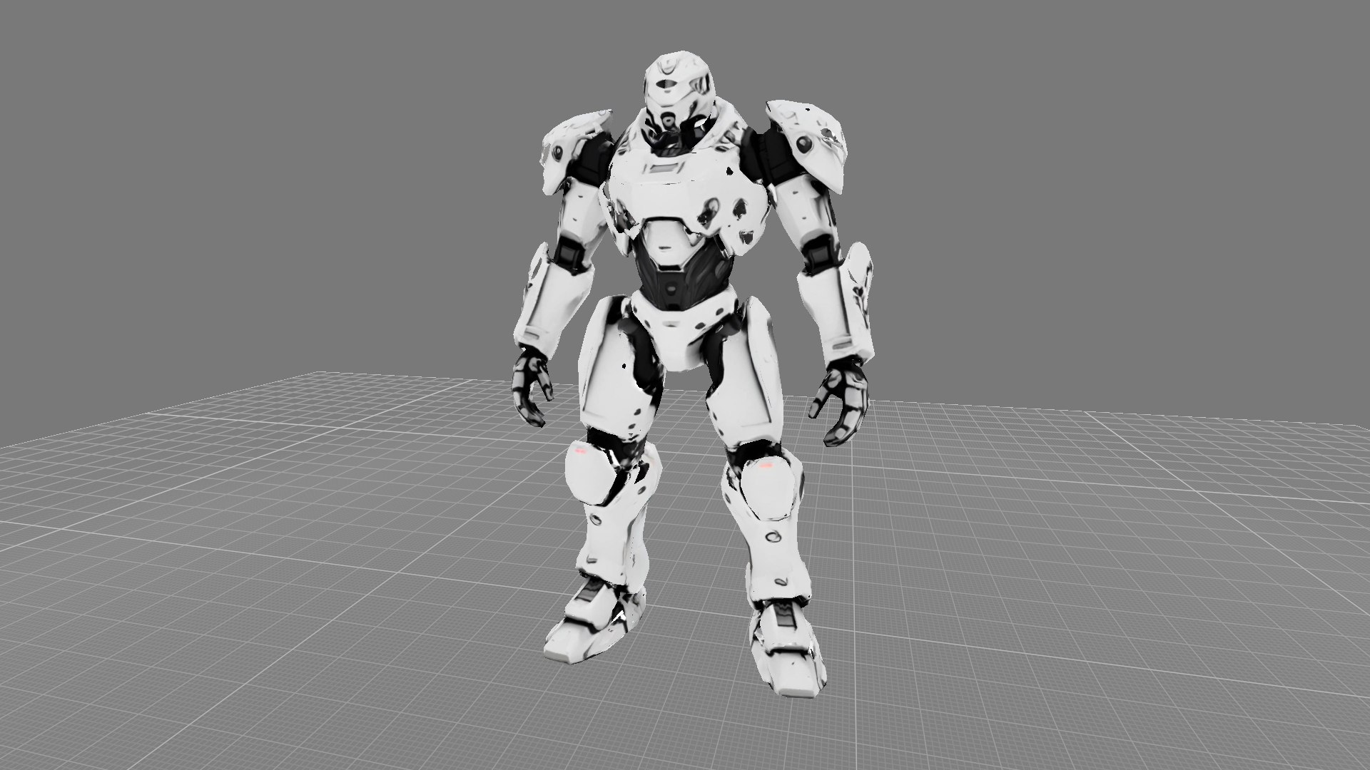 3D Futuristic Mech ROBOT RIGGED - TurboSquid 2351499