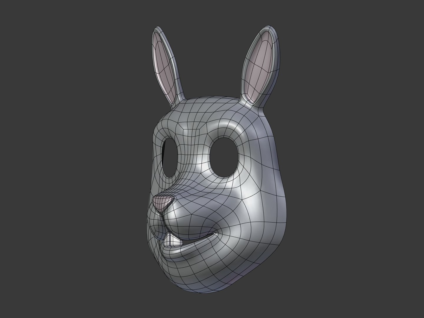 3D rabbit kids mask model - TurboSquid 1454928