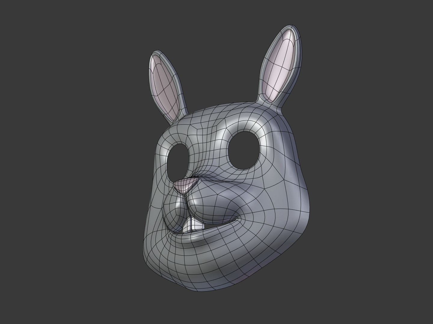 3D rabbit kids mask model - TurboSquid 1454928