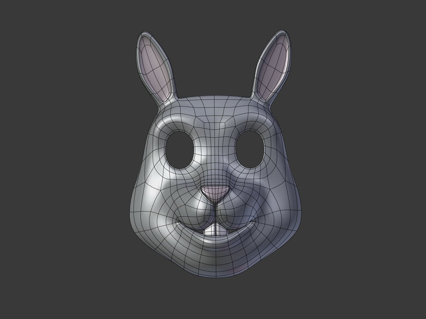 3D rabbit kids mask model - TurboSquid 1454928