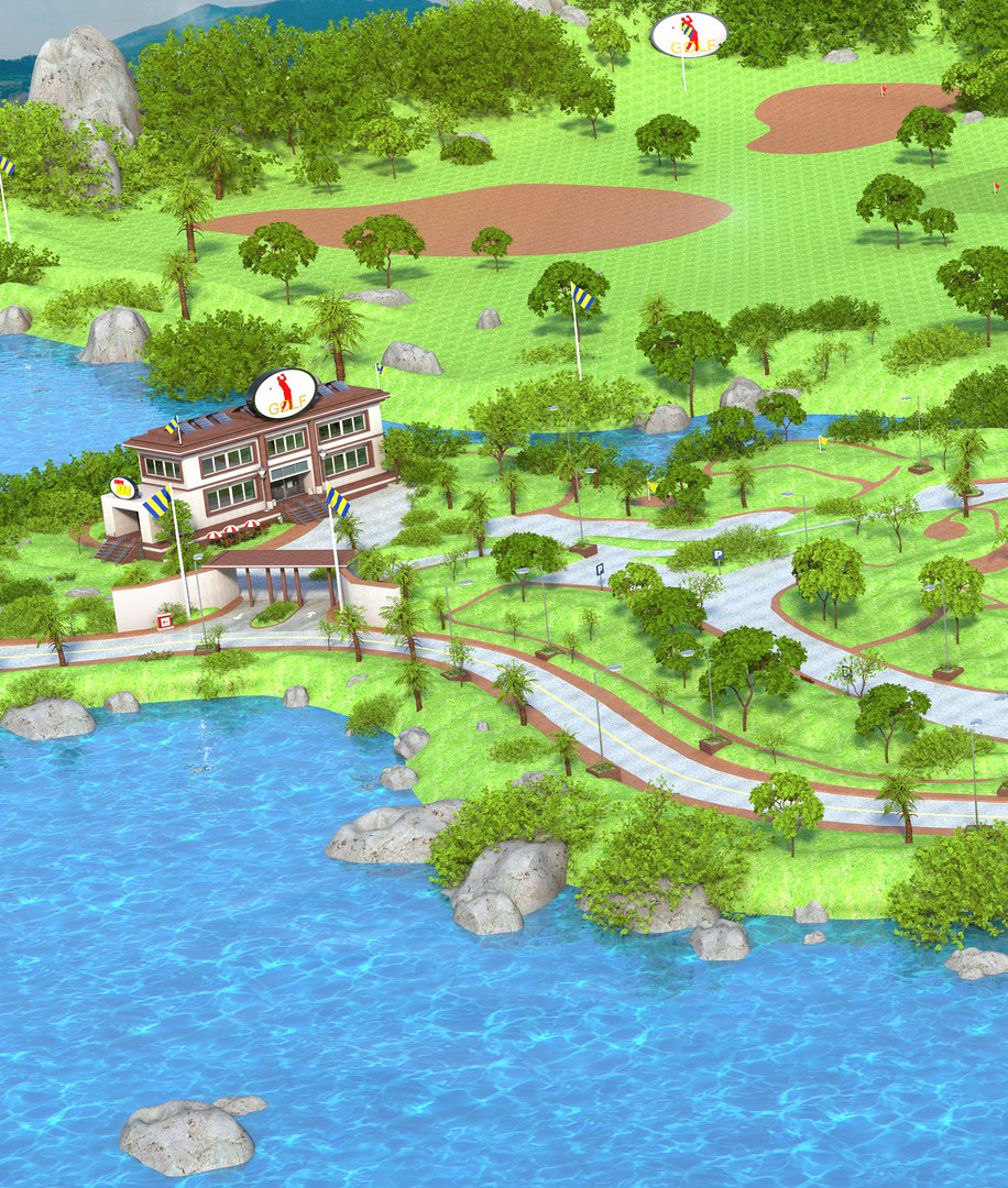 3D Golf Club Gol Model - TurboSquid 1229669