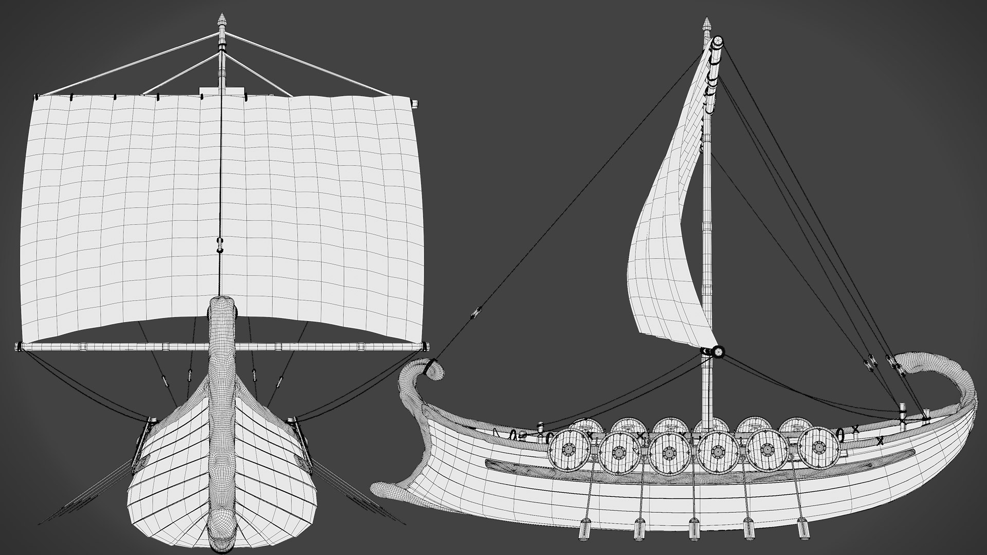 Stylized Roman Ship 3D Model - TurboSquid 1977082