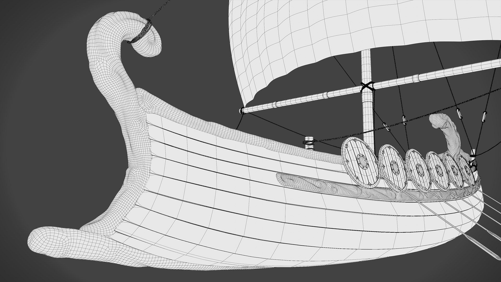 Stylized Roman Ship 3D Model - TurboSquid 1977082