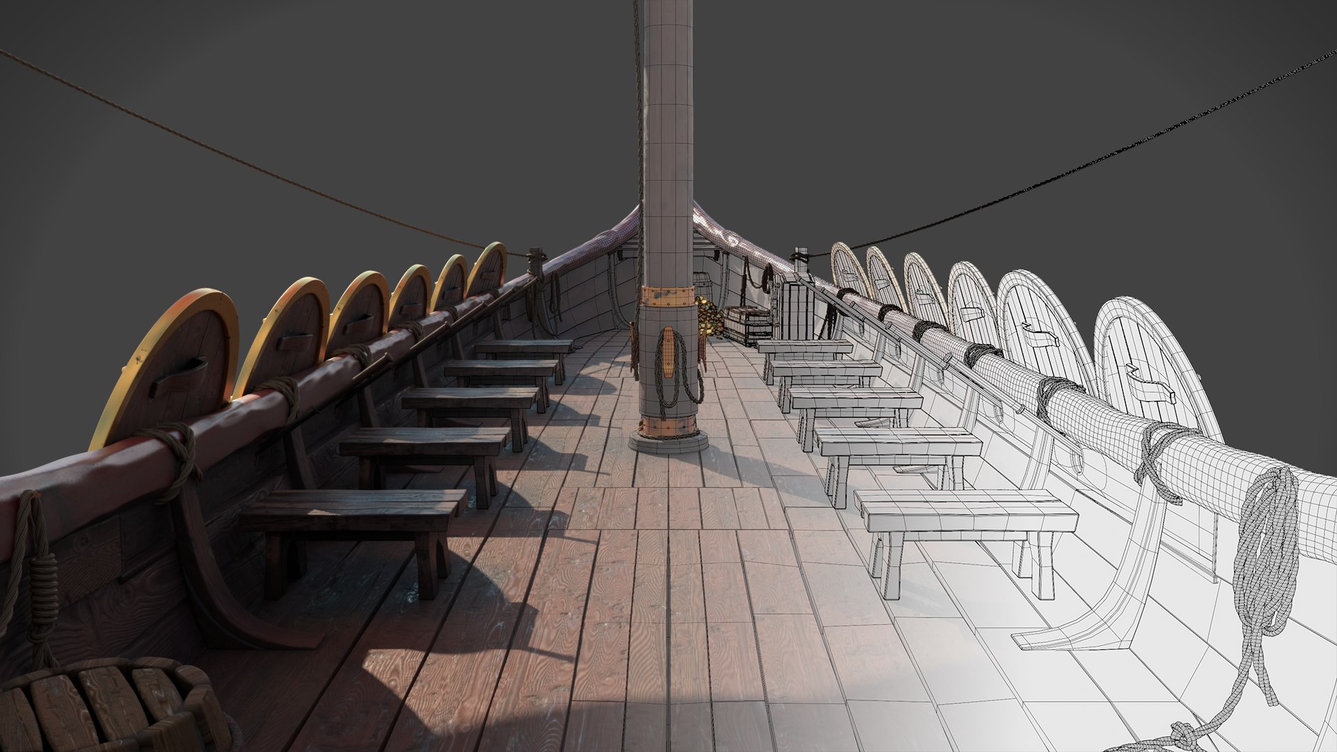 Stylized Roman Ship 3D Model - TurboSquid 1977082