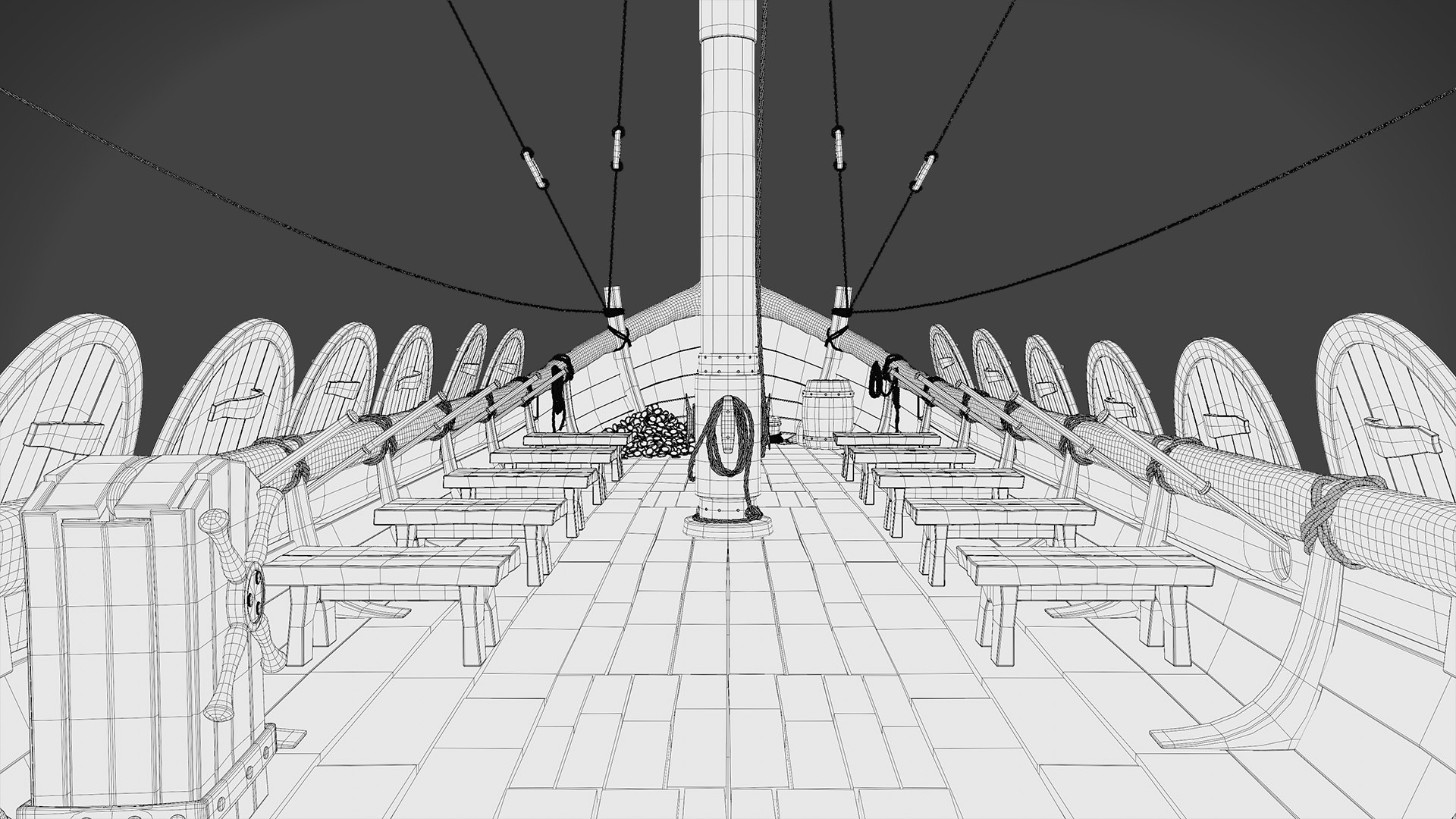 Stylized Roman Ship 3D Model - TurboSquid 1977082