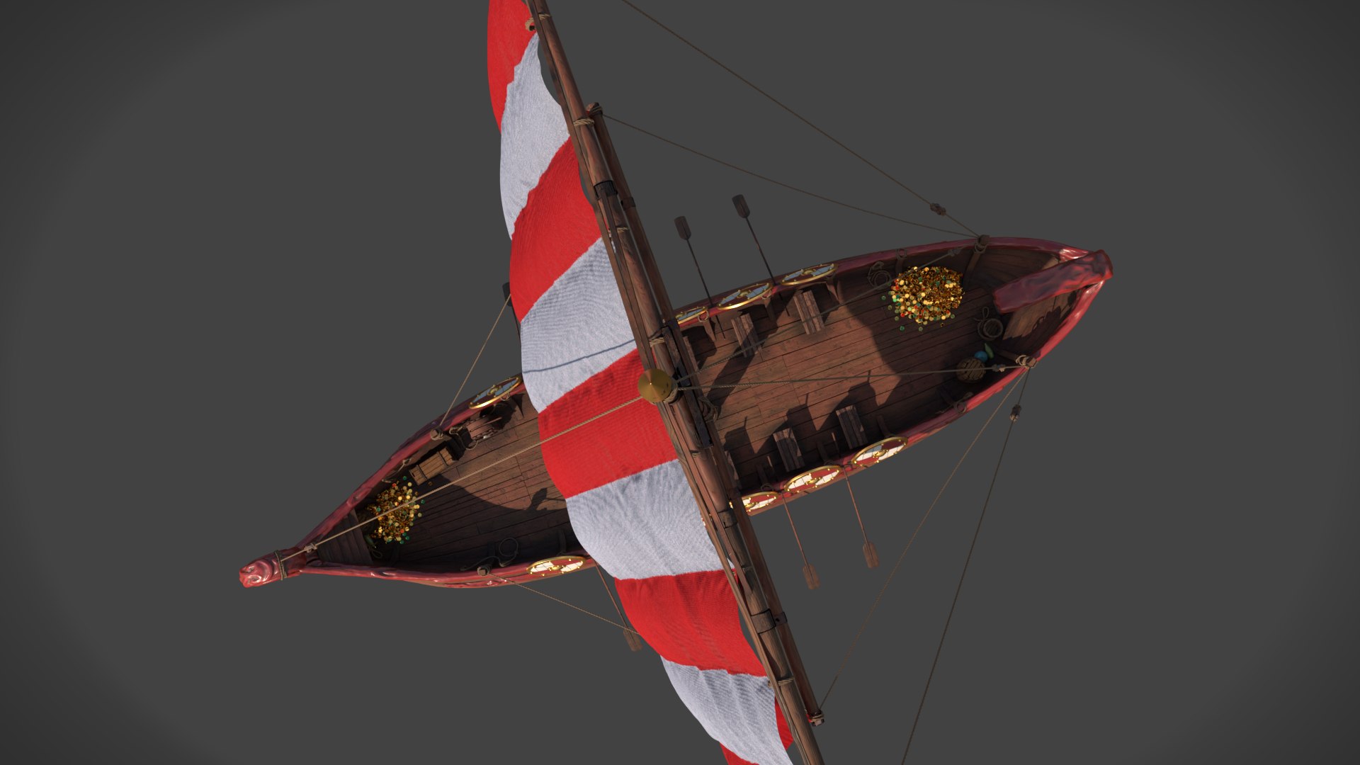 Stylized Roman Ship 3D Model - TurboSquid 1977082