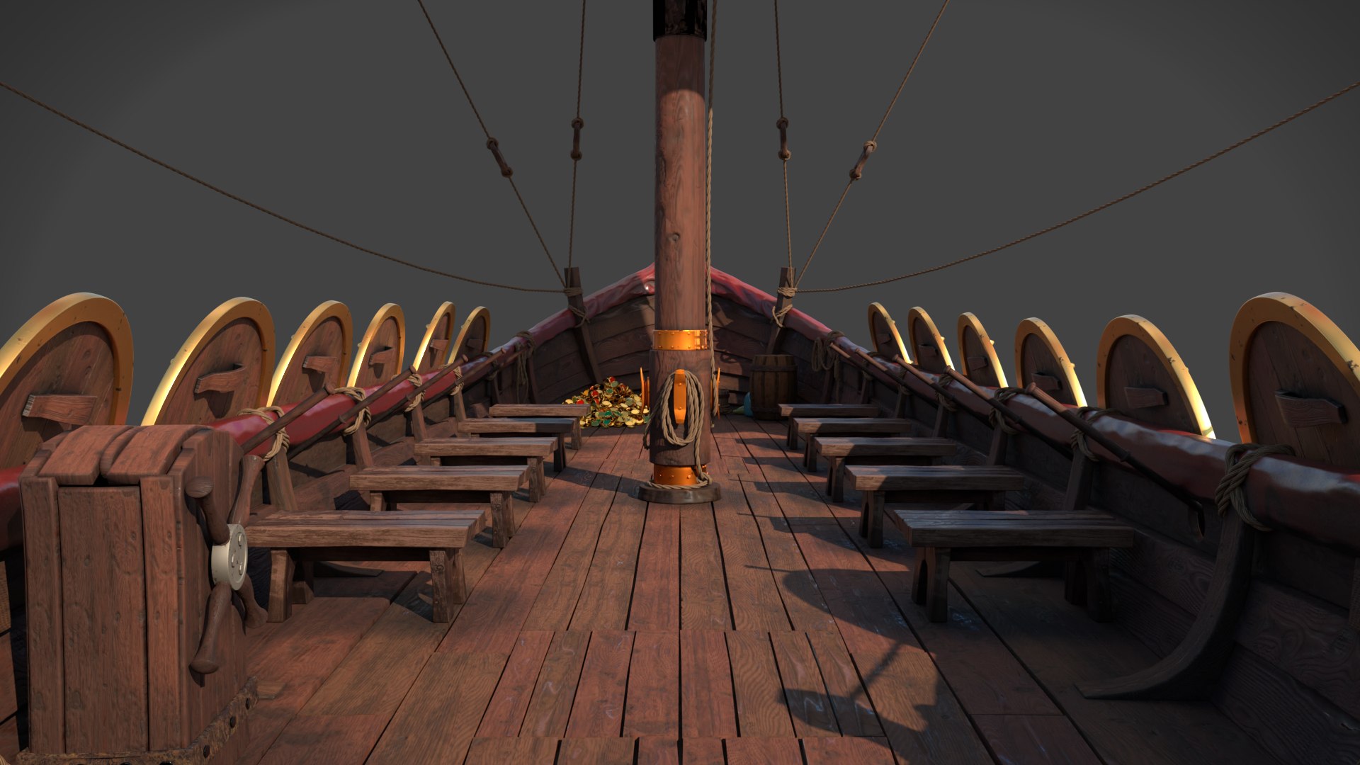Stylized Roman Ship 3D Model - TurboSquid 1977082