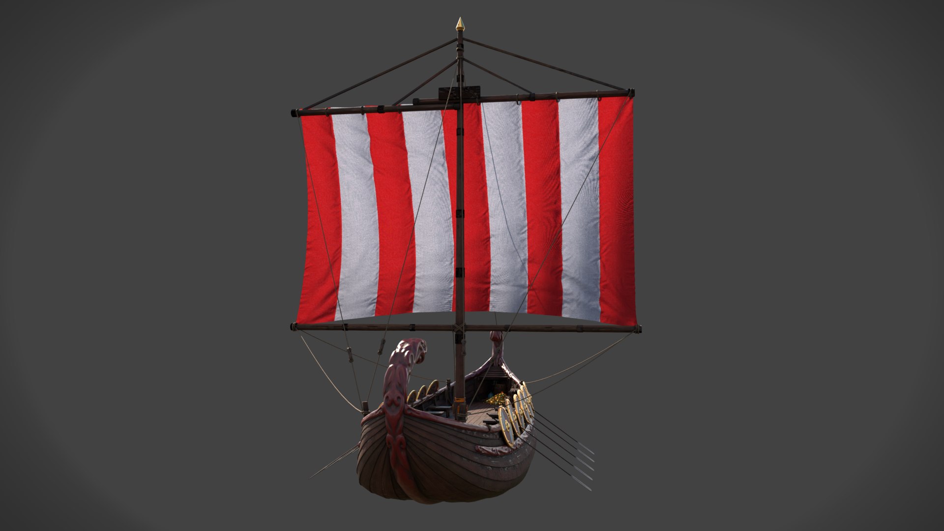 Stylized Roman Ship 3D Model - TurboSquid 1977082
