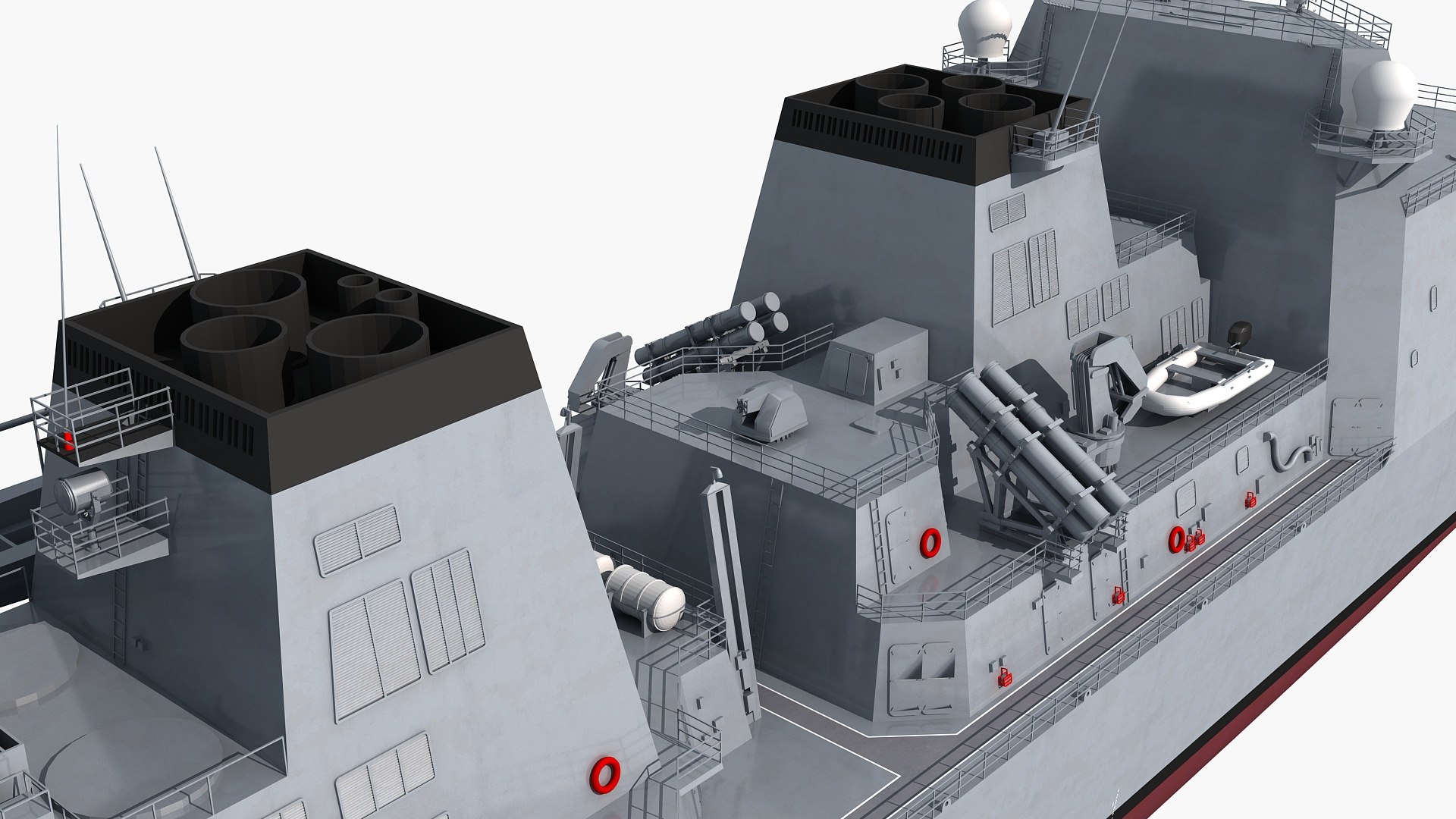 Akizuki Class Destroyer 19DD 3D Model - TurboSquid 2171426