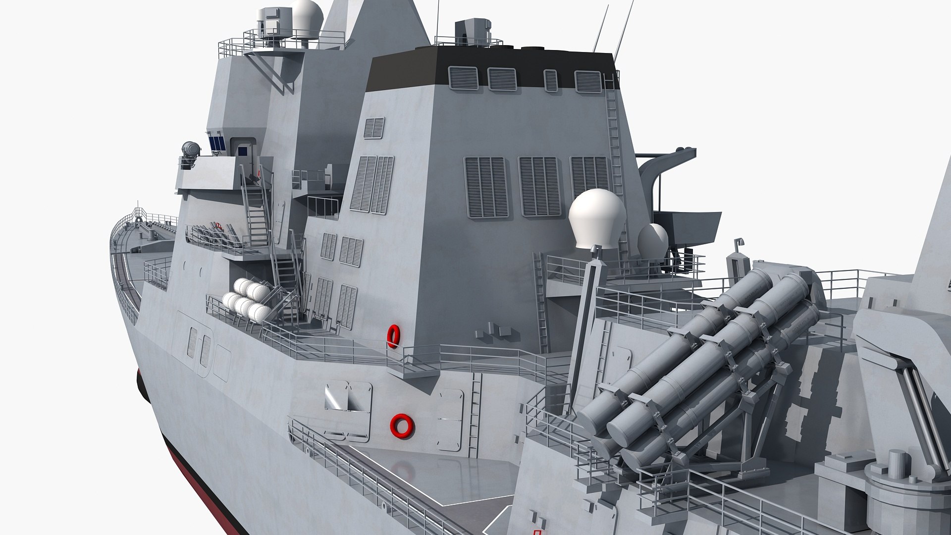 Akizuki Class Destroyer 19DD 3D Model - TurboSquid 2171426