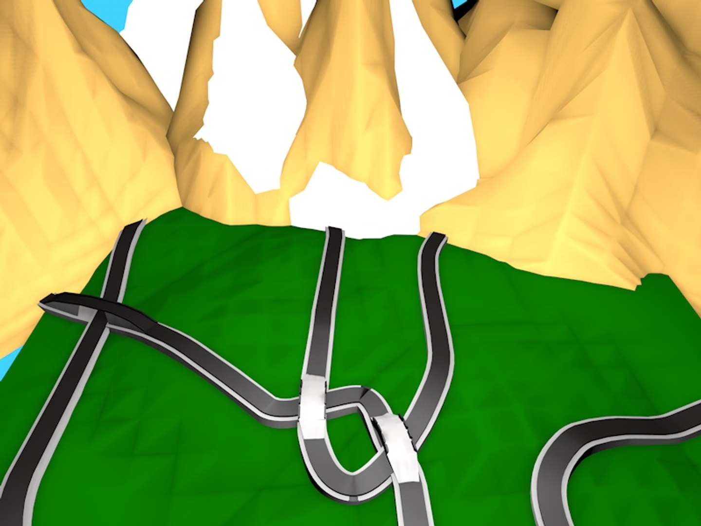 3d Model Road Environment Ro