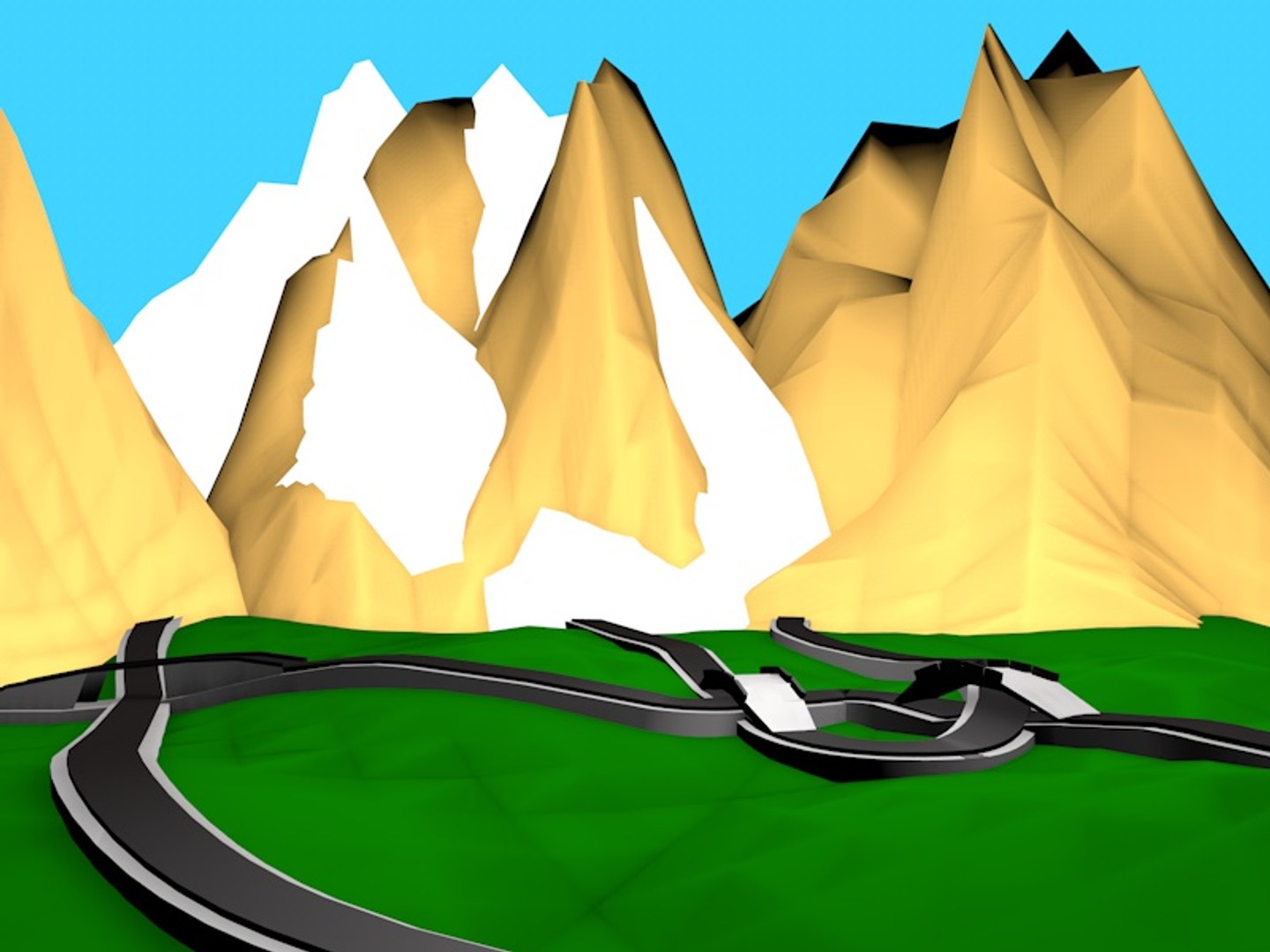 3d Model Road Environment Ro