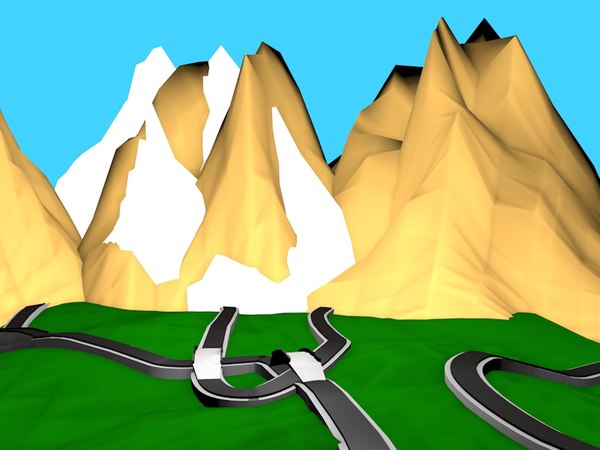 3d model road environment ro