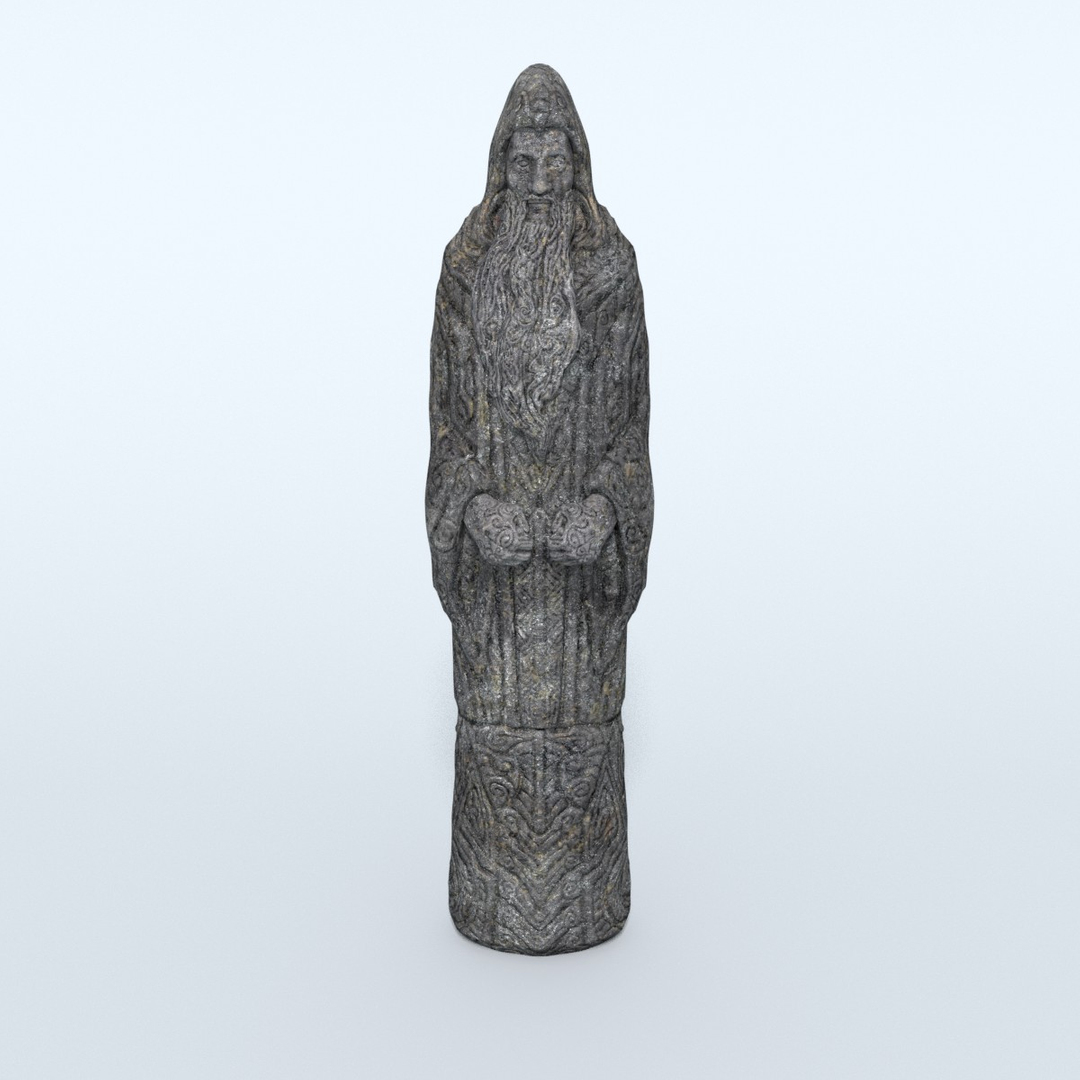 Fantasy Statue Magician 3D Model - TurboSquid 1340598
