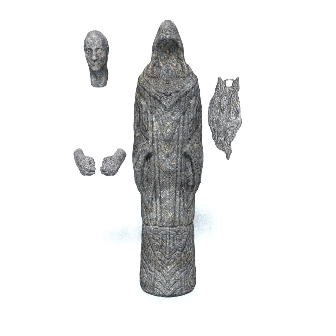 Fantasy Statue Magician 3D Model - TurboSquid 1340598