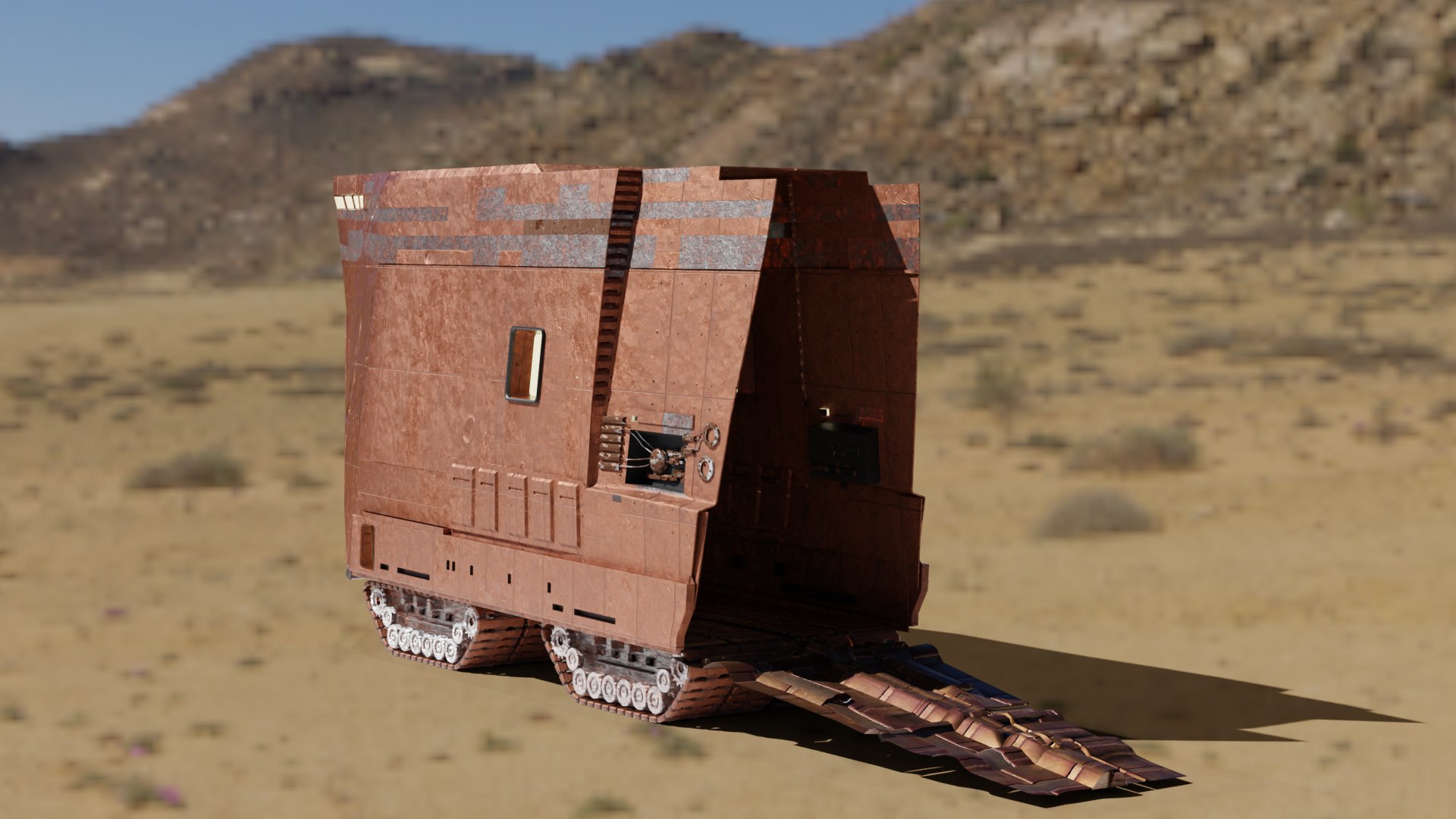 3D Star Wars Sandcrawler Model - TurboSquid 2014389