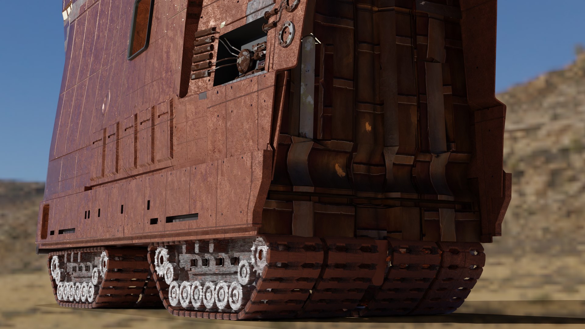 3D Star Wars Sandcrawler Model - TurboSquid 2014389