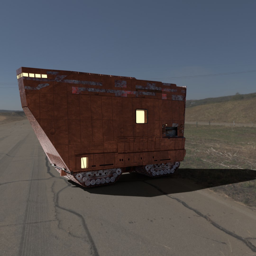 3D Star Wars Sandcrawler Model - TurboSquid 2014389