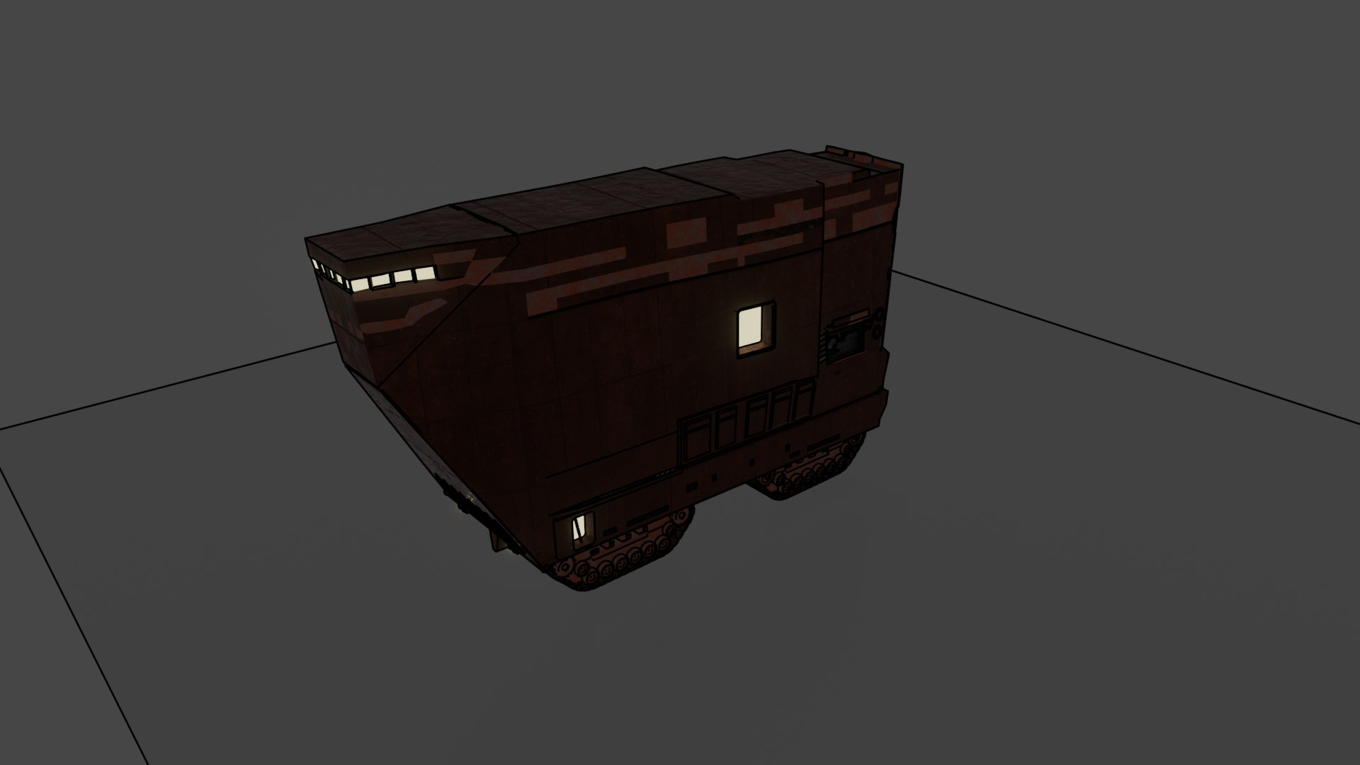 3D Star Wars Sandcrawler Model - TurboSquid 2014389