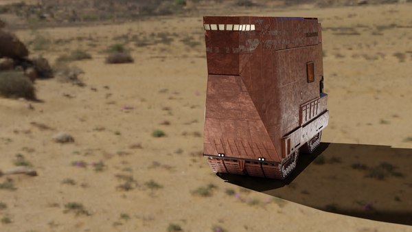 modelo 3d star wars sandcrawler - TurboSquid 2014389