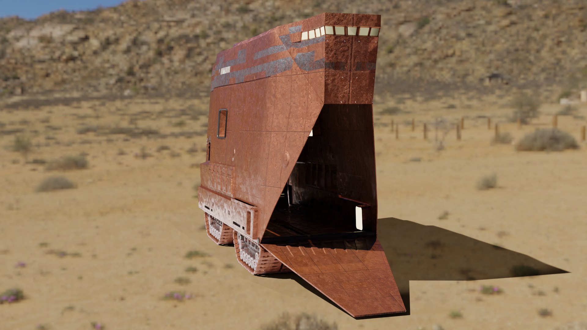 3D Star Wars Sandcrawler Model - TurboSquid 2014389