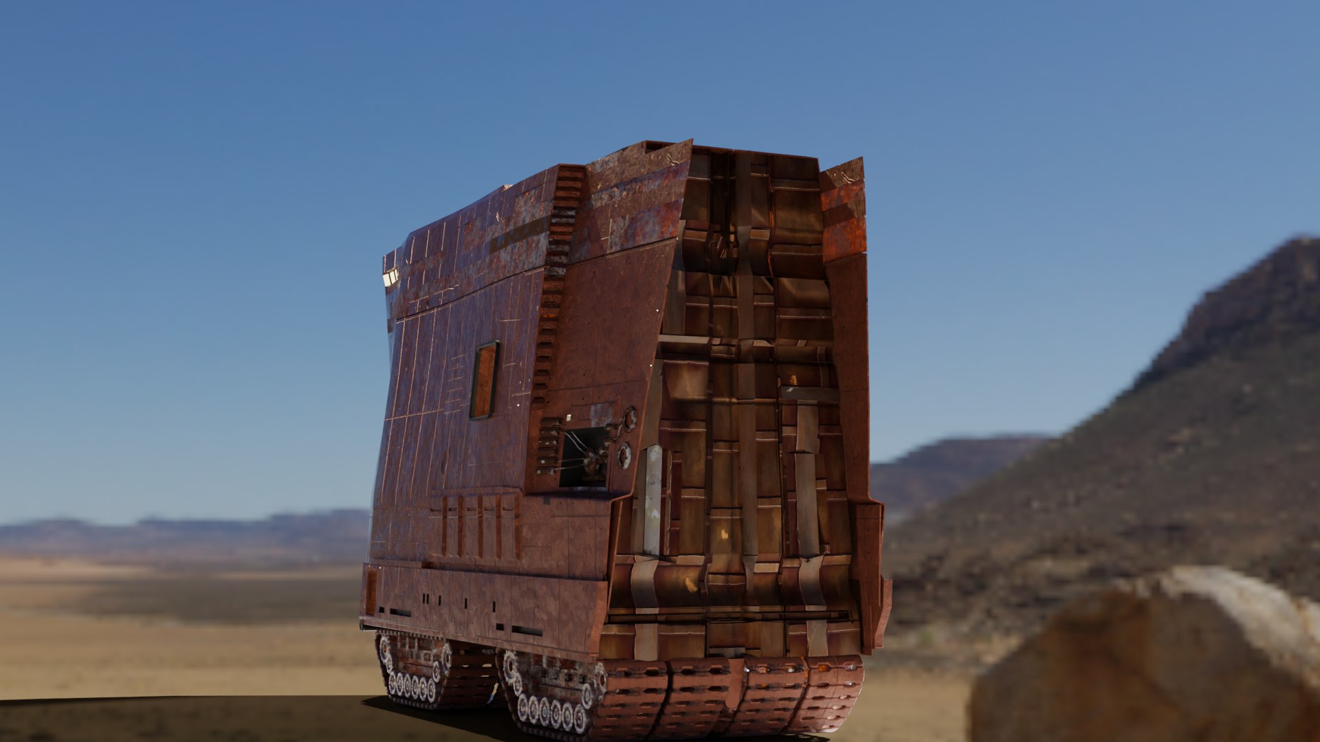 3D Star Wars Sandcrawler Model - TurboSquid 2014389
