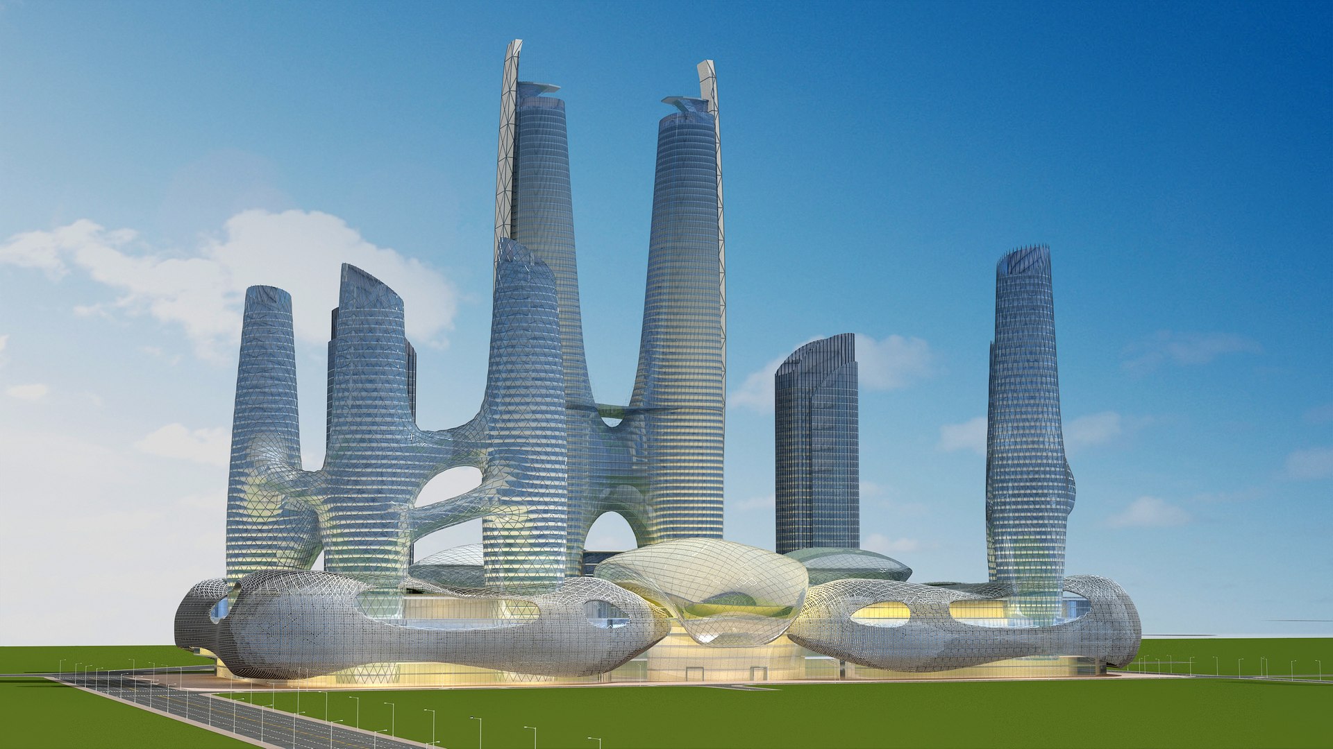 Modern Building Collection 02 3D Model - TurboSquid 1979403