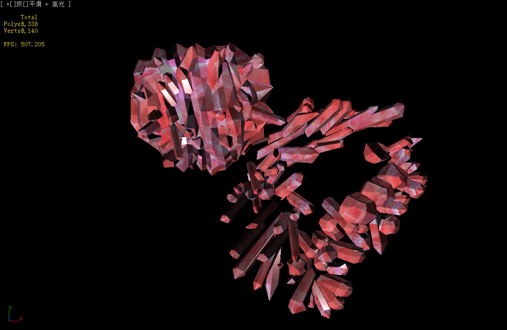 Crystal Mineral Gem 3D Model - TurboSquid 1271181