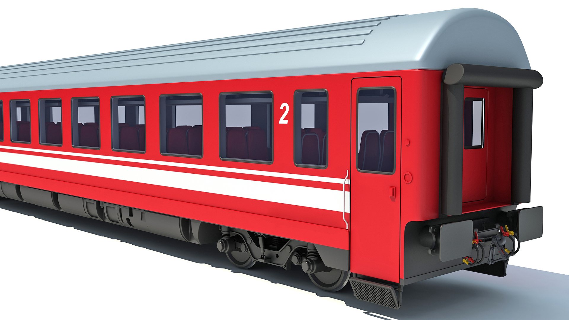 3D model train passenger car - TurboSquid 1624457