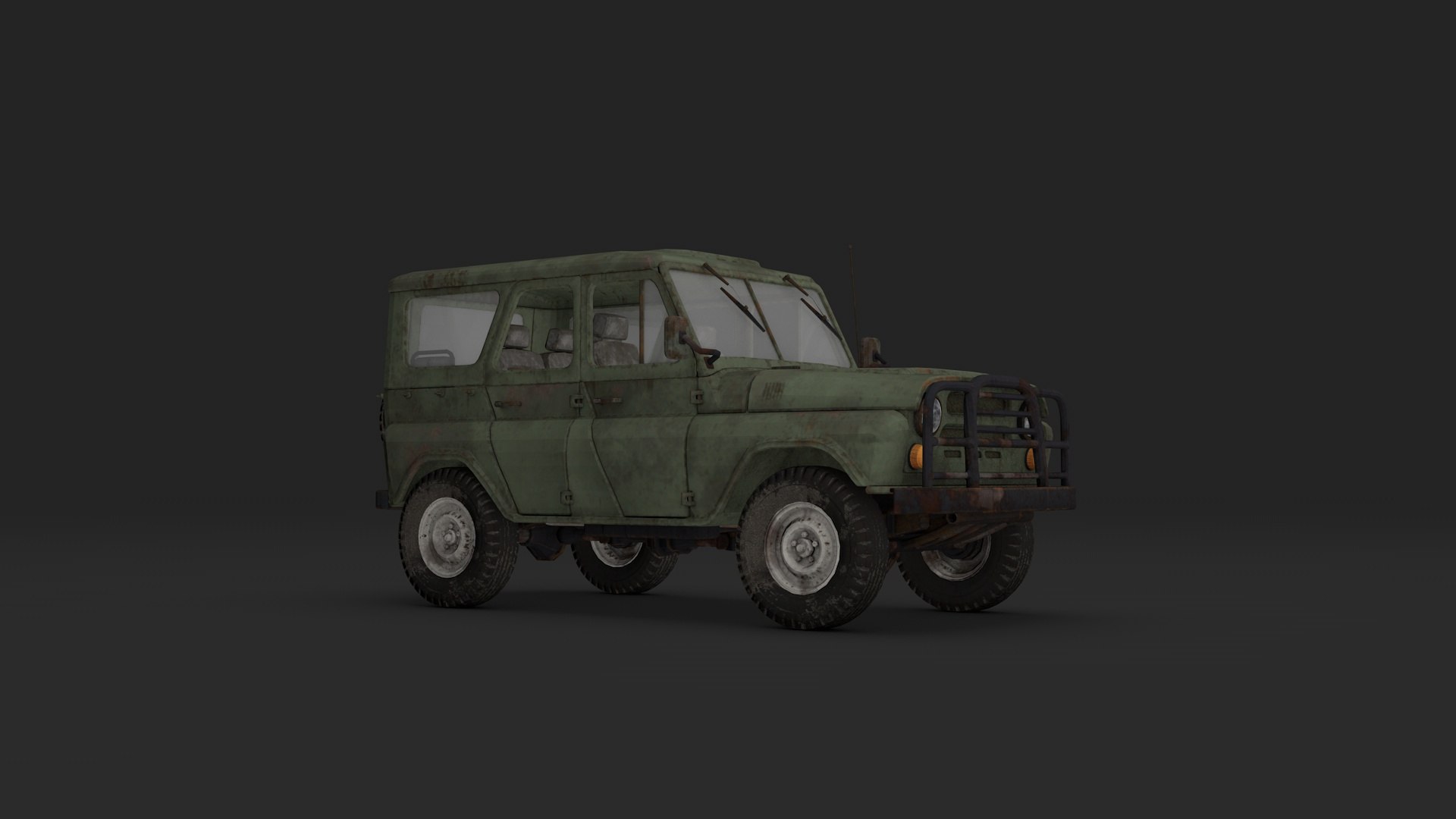 3D Model UAZ V2 - TurboSquid 1861478