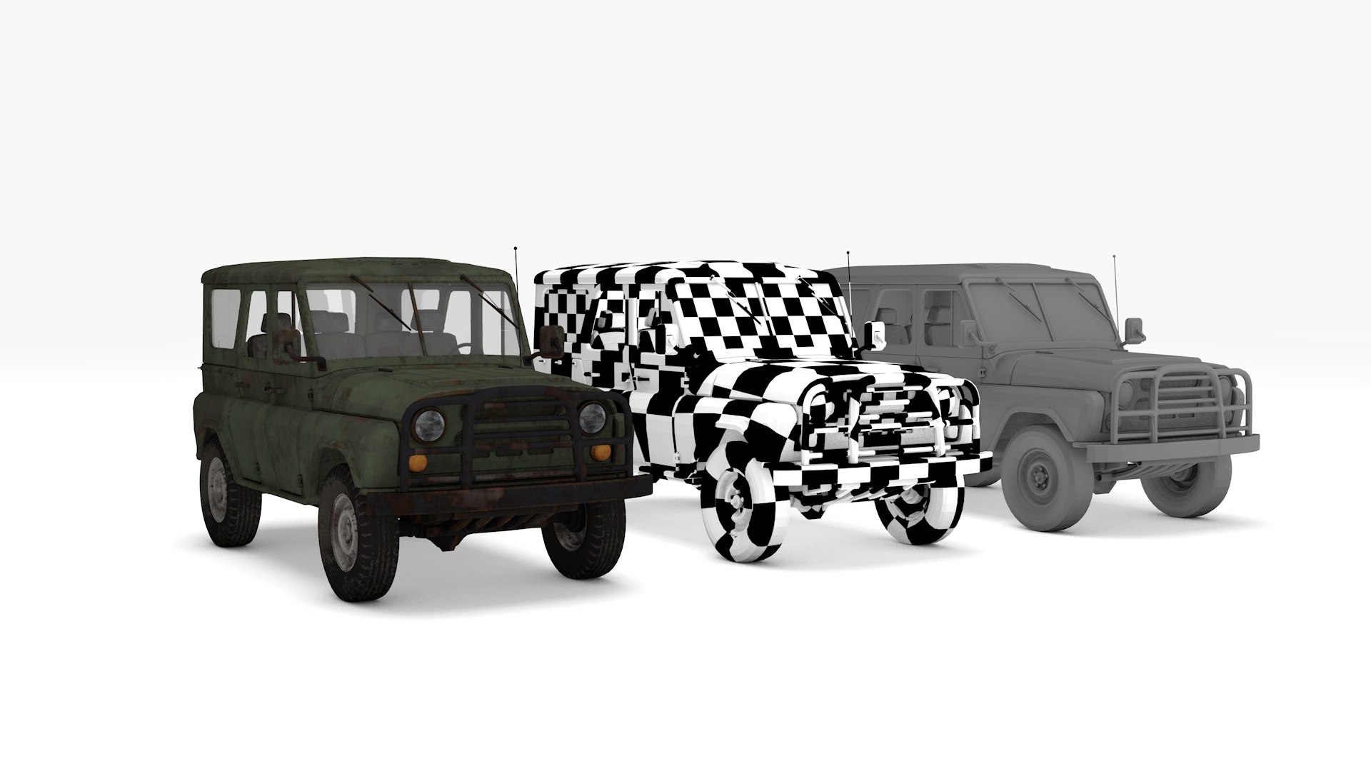 3D Model UAZ V2 - TurboSquid 1861478