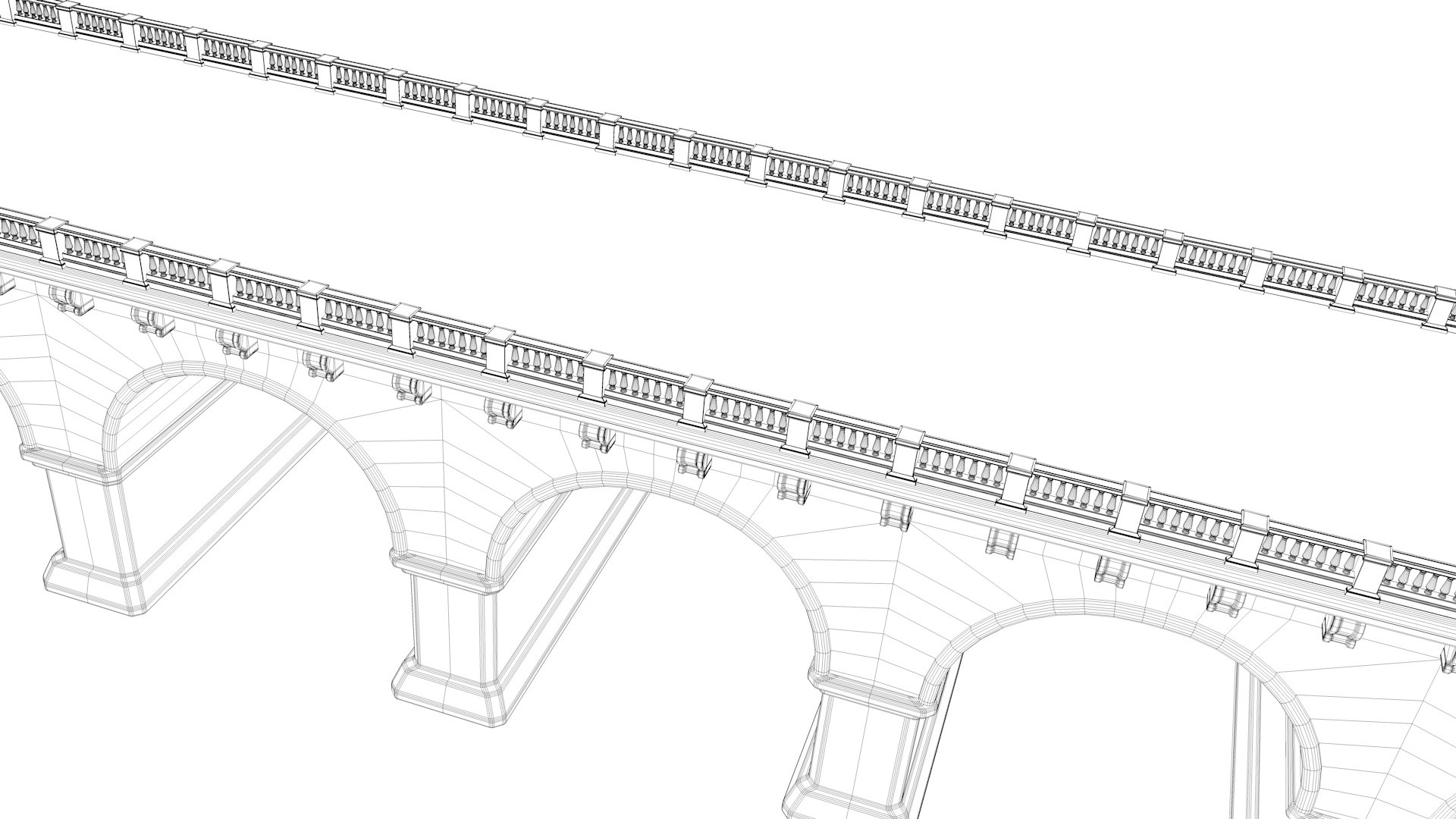 3D Arched Stone Bridge - TurboSquid 2008866