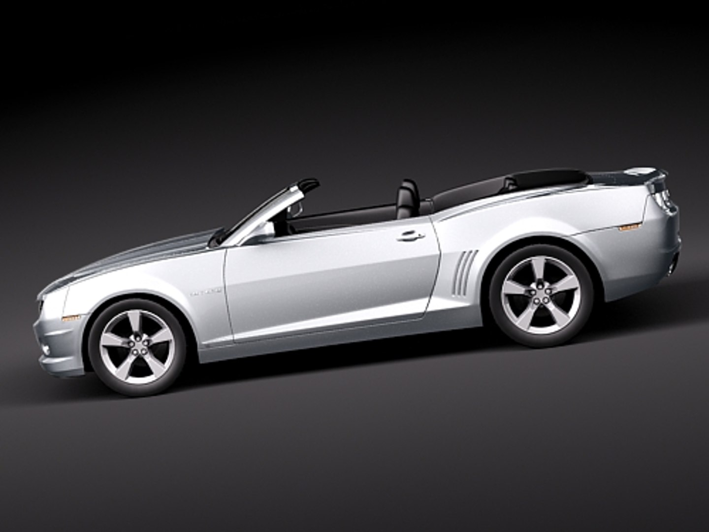 Chevrolet Chevy Camaro Convertible 3d Model