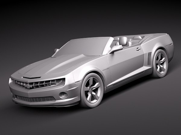 chevrolet chevy camaro convertible 3d model