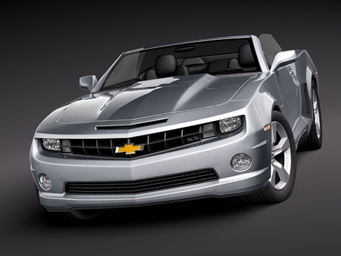 Chevrolet Chevy Camaro Convertible 3d Model