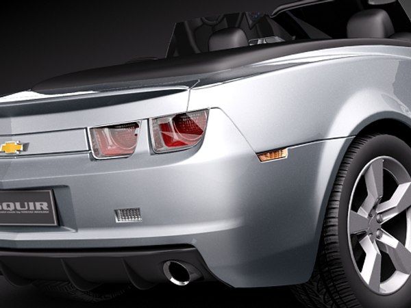 chevrolet chevy camaro convertible 3d model