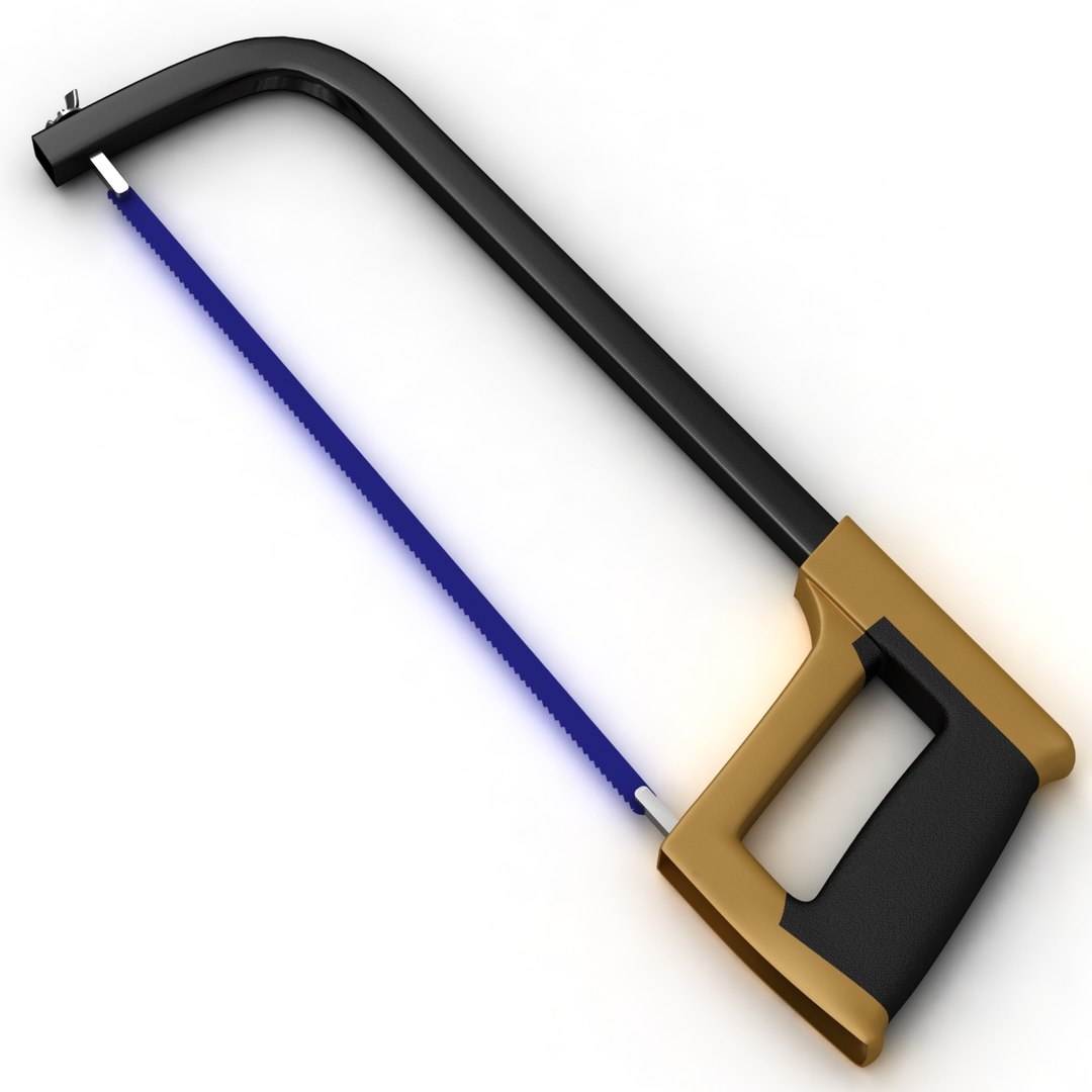 3d model saw handsaw hacksaw