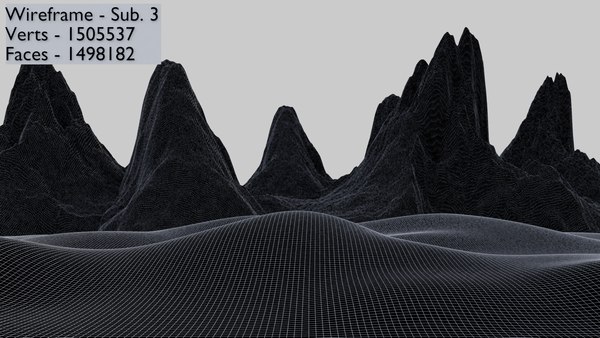 Landscapes 1 - Snowy Mountain 1d 3D - TurboSquid 1759218