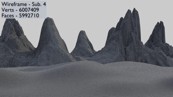 Landscapes 1 - Snowy Mountain 1d 3D - TurboSquid 1759218