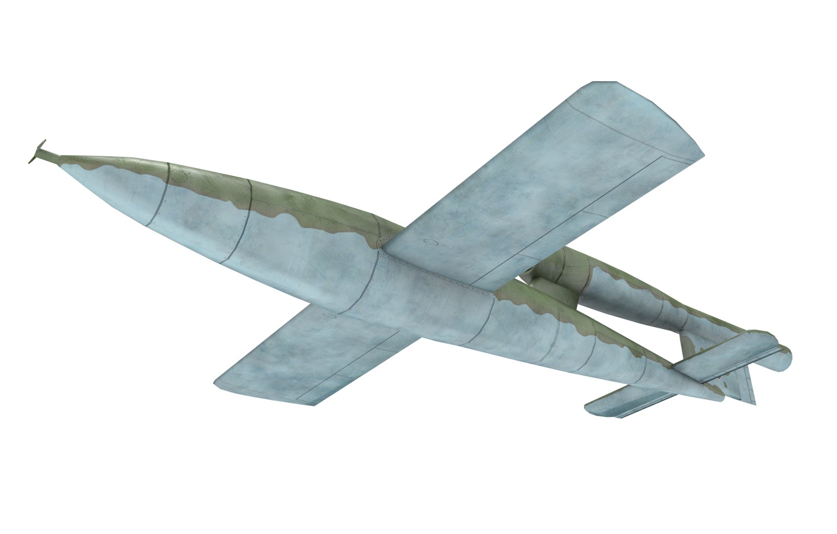 3d model ww2 german v1 bomb