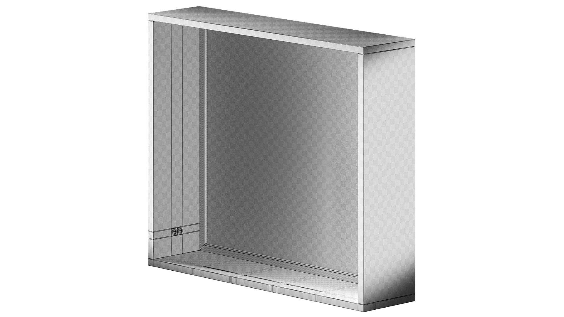 Window With Wide Slopes With Sockets Perforation Of Convection Holes In ...