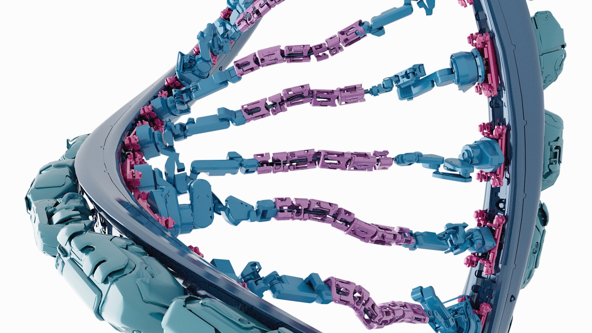 3D DNA Robot - TurboSquid 2254401