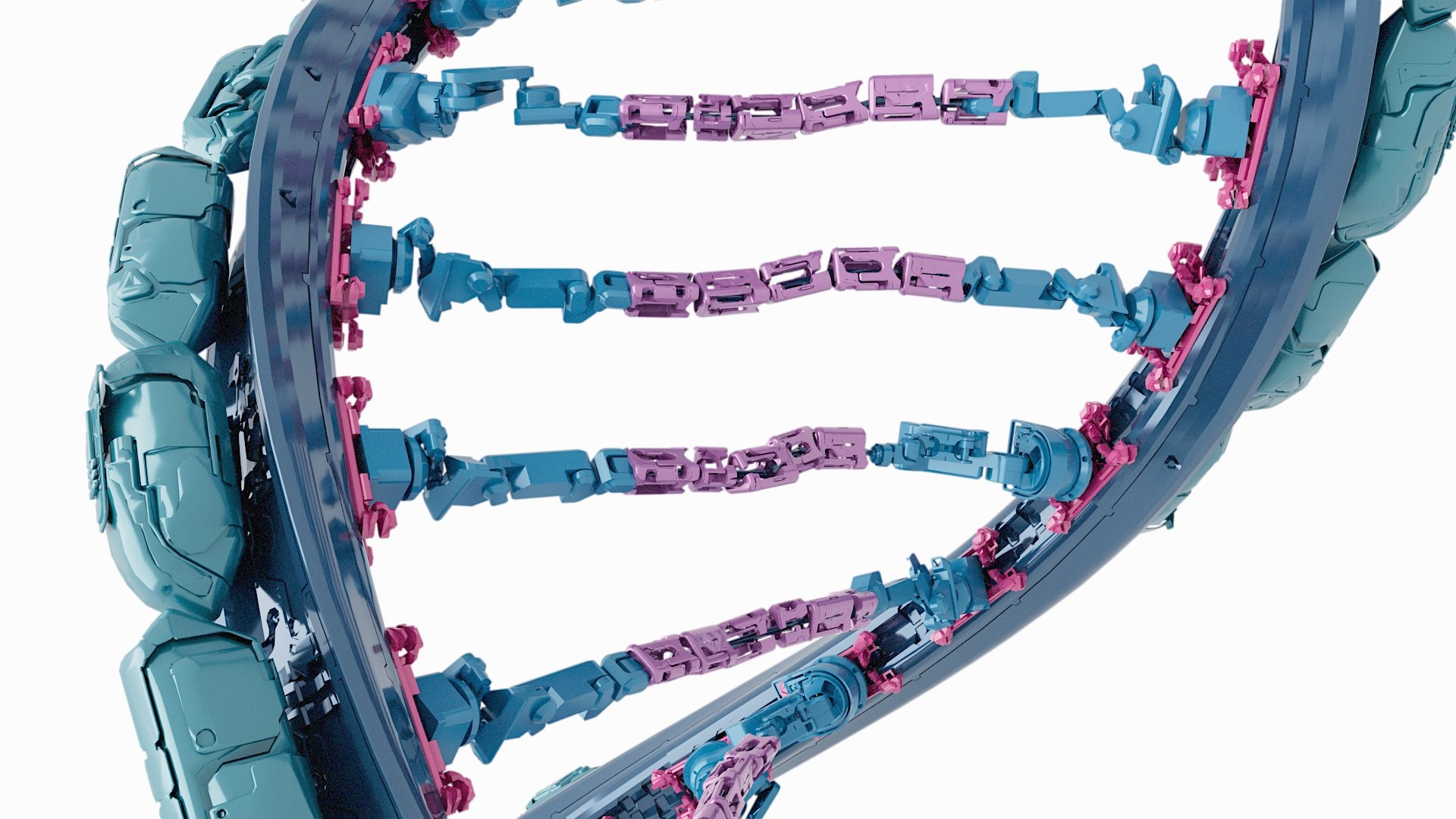 3D DNA Robot - TurboSquid 2254401