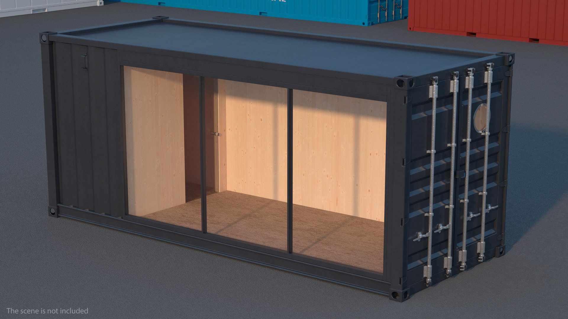 3D Shipping Container Office model - TurboSquid 1985955