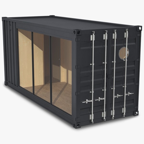 3D Shipping Container Office model - TurboSquid 1985955